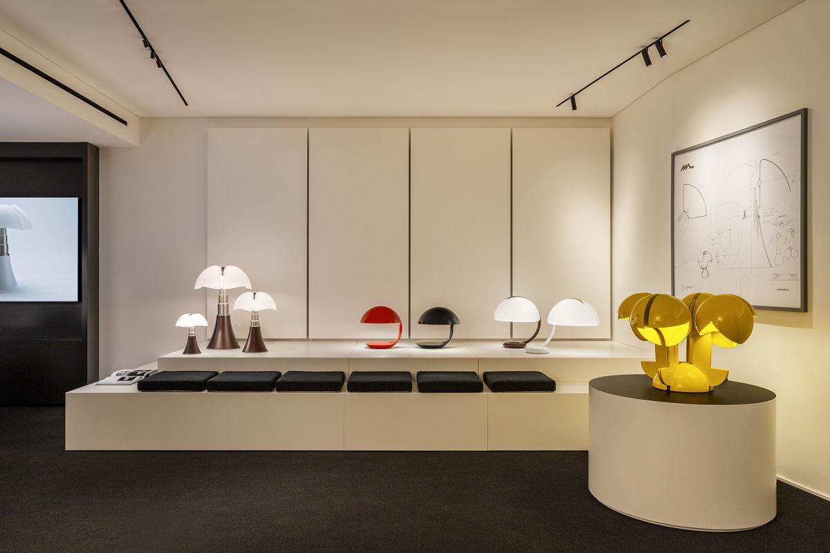 Martinelli Luce: il primo showroom a Milano, i 60 anni dell’iconica ...
